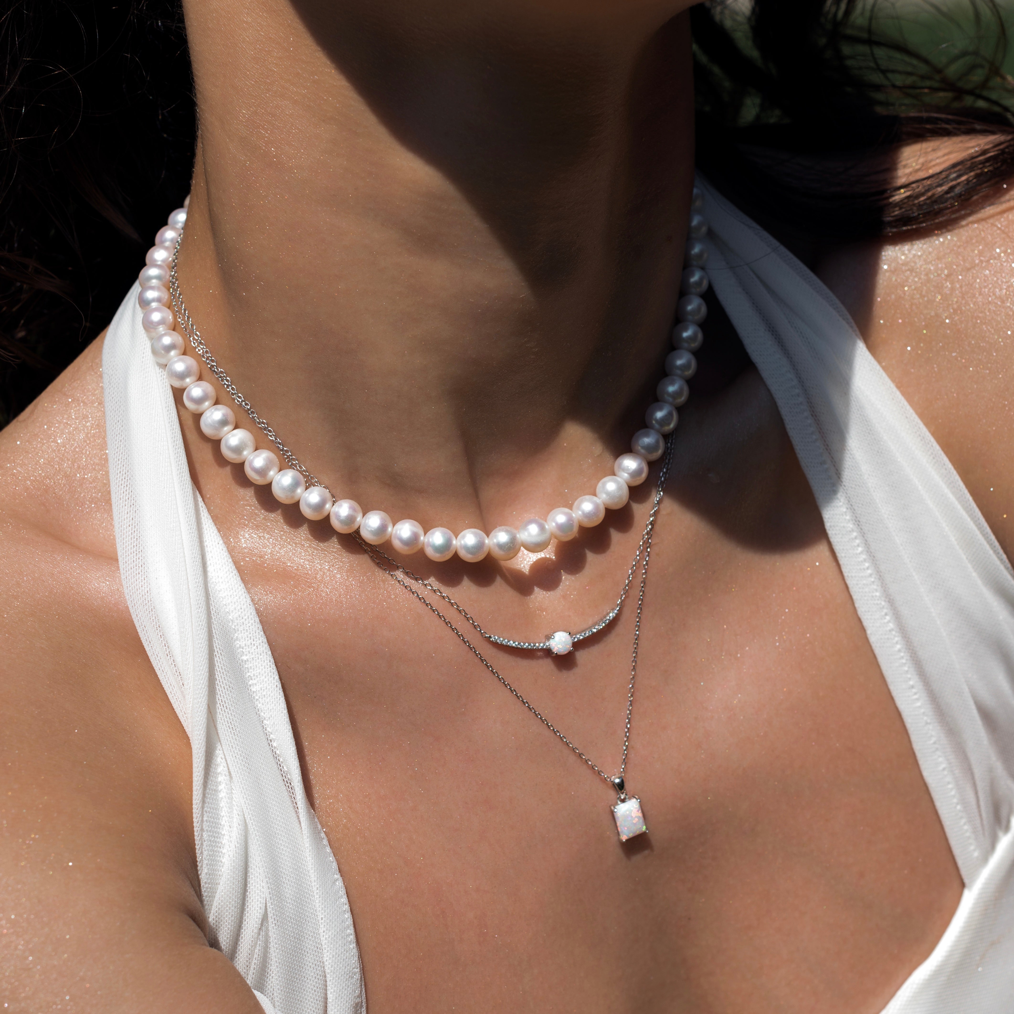 ISLAND DREAM Pearl Necklace (6mm) – NIKIBEE