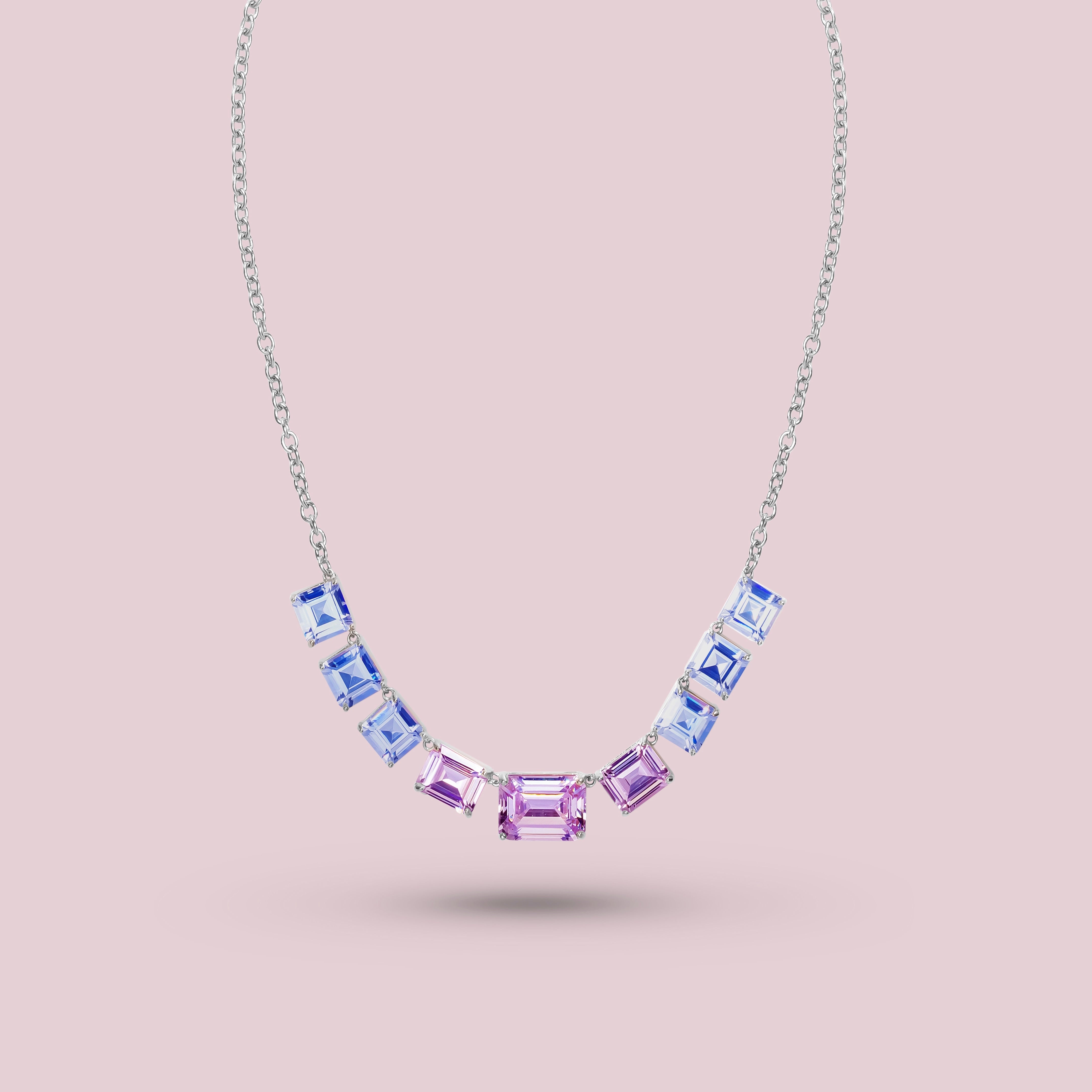 GATE KEEPER Necklace (Purple & Blue) – NIKIBEE
